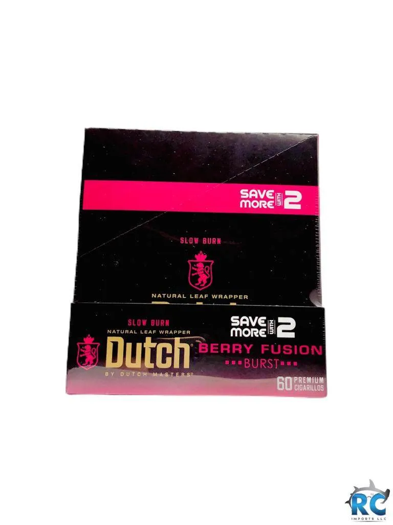 DUTCH NATURAL WRAPPER – BERRY FUSION BURST – RC Imports