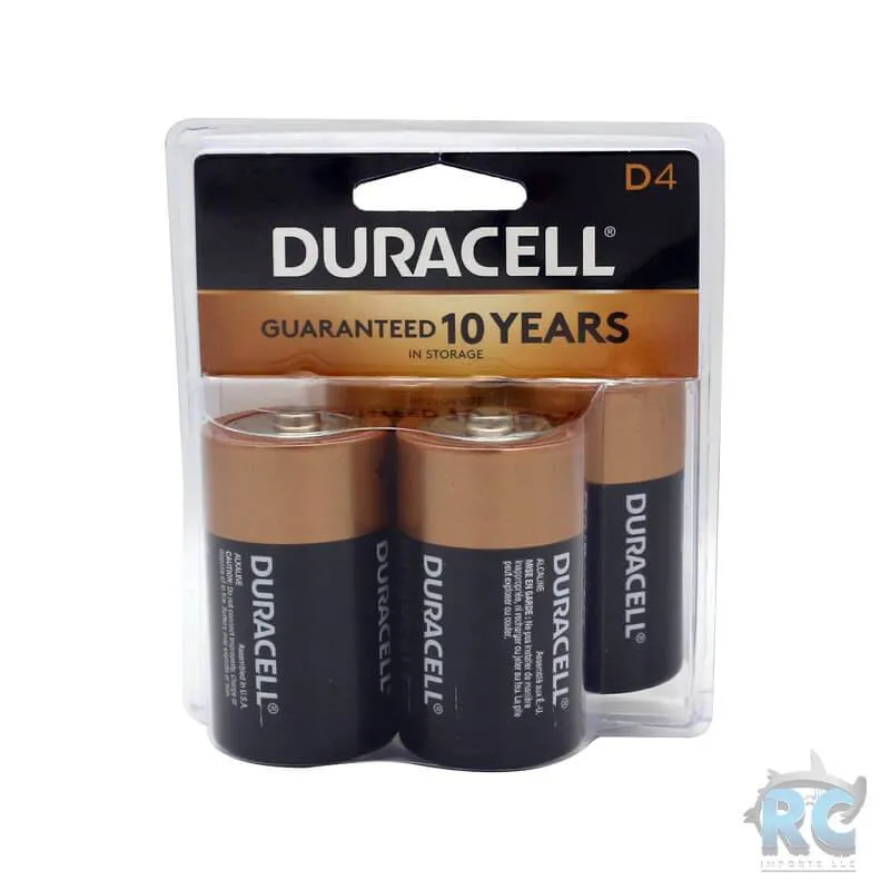 DURACELL – ALKALINE D BATTERY (4B) – RC Imports