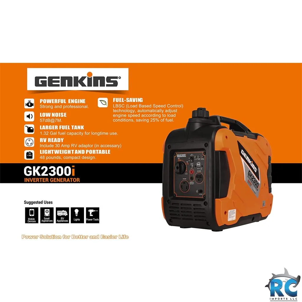 GENKINS INVERTER GENERATOR 2300i – RC Imports
