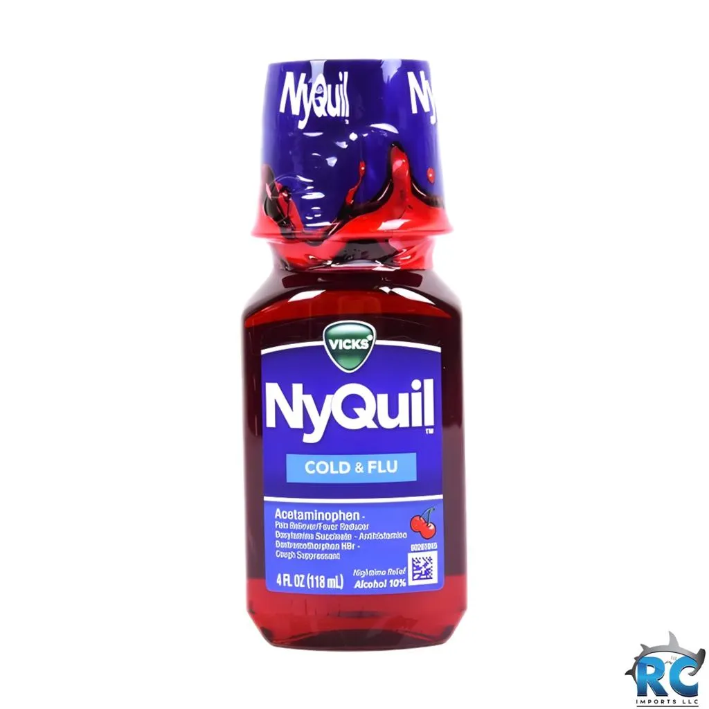 NYQUIL COLD & FLU CHERRY LIQUID 4oz – RC Imports