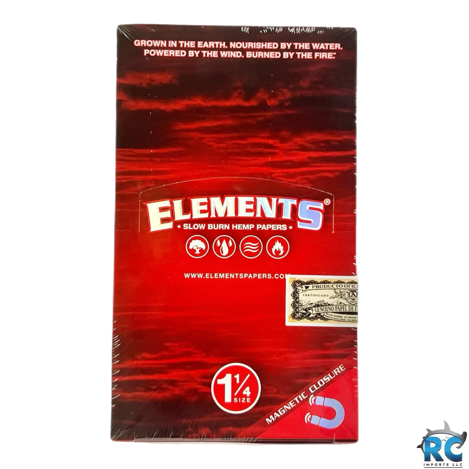 TB ELEMENTS RED PAPERS 1¼ – RC Imports