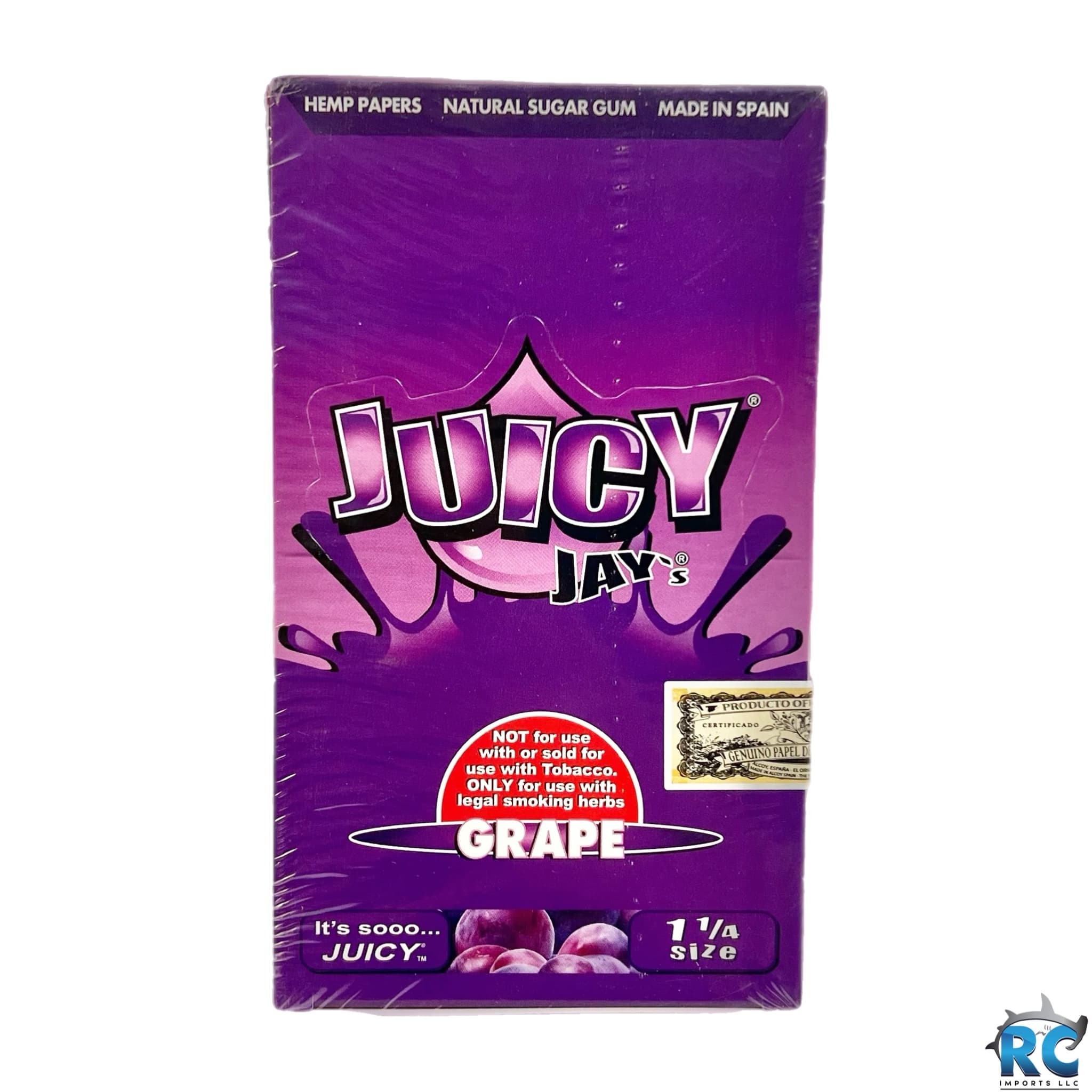 TB JUICY JAY 1¼ GRAPE – RC Imports