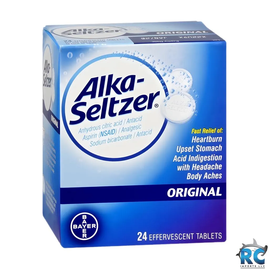 ALKASELTZER 24×2’S – RC Imports
