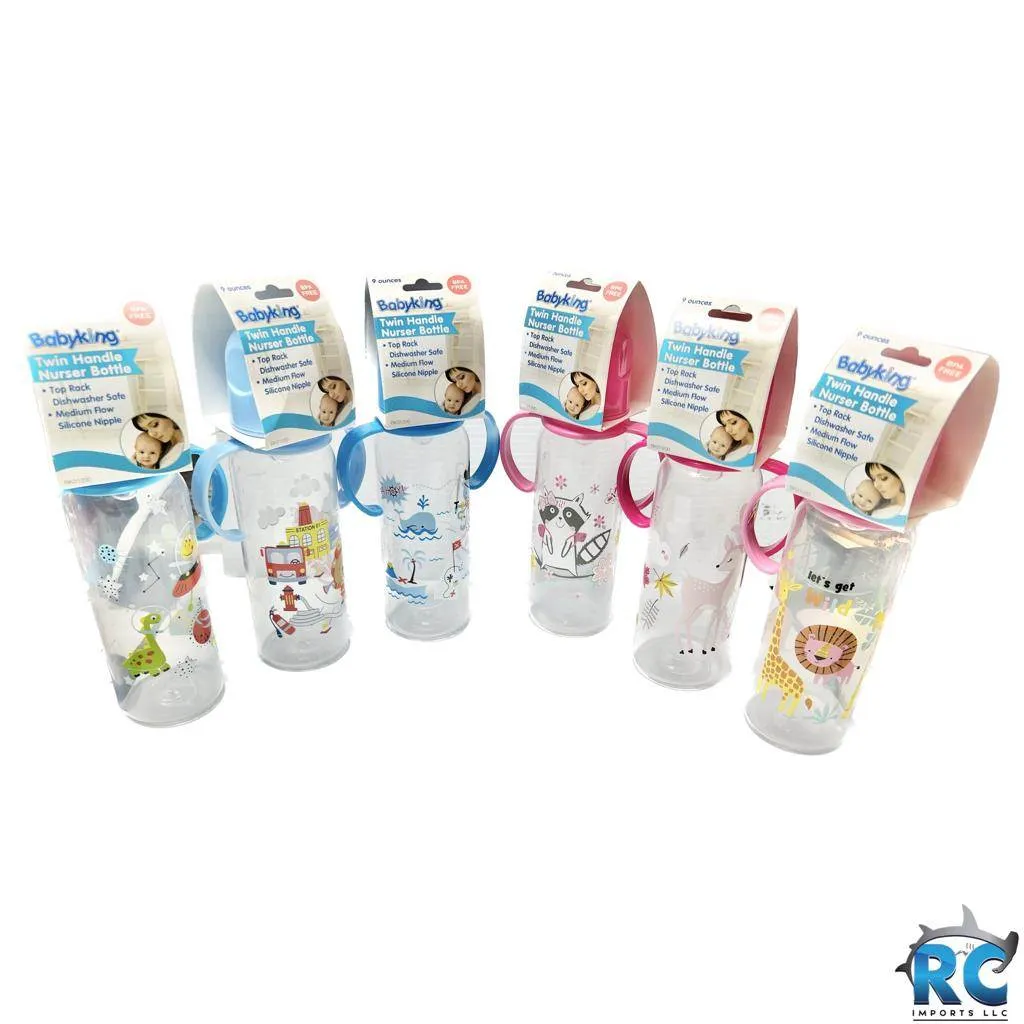 BABYKING (BK31200) TWIN HANDLE BOTTLE 9oz – RC Imports
