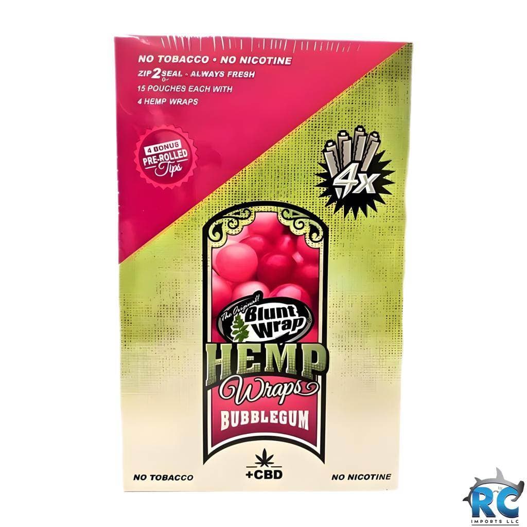 BLUNT WRAP HEMP CBD BUBBLEGUM – RC Imports