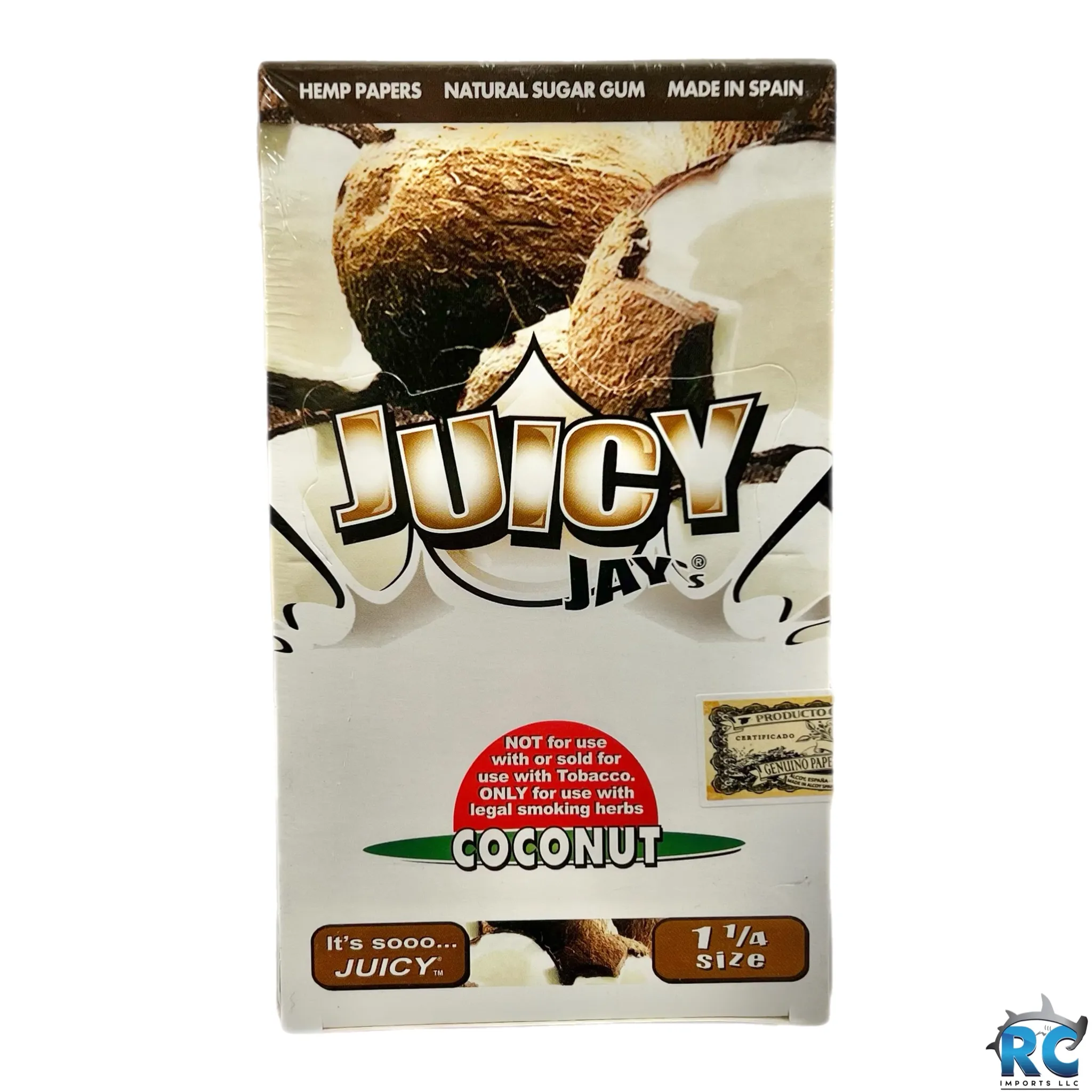 TB JUICY JAY 1¼ COCONUT – RC Imports