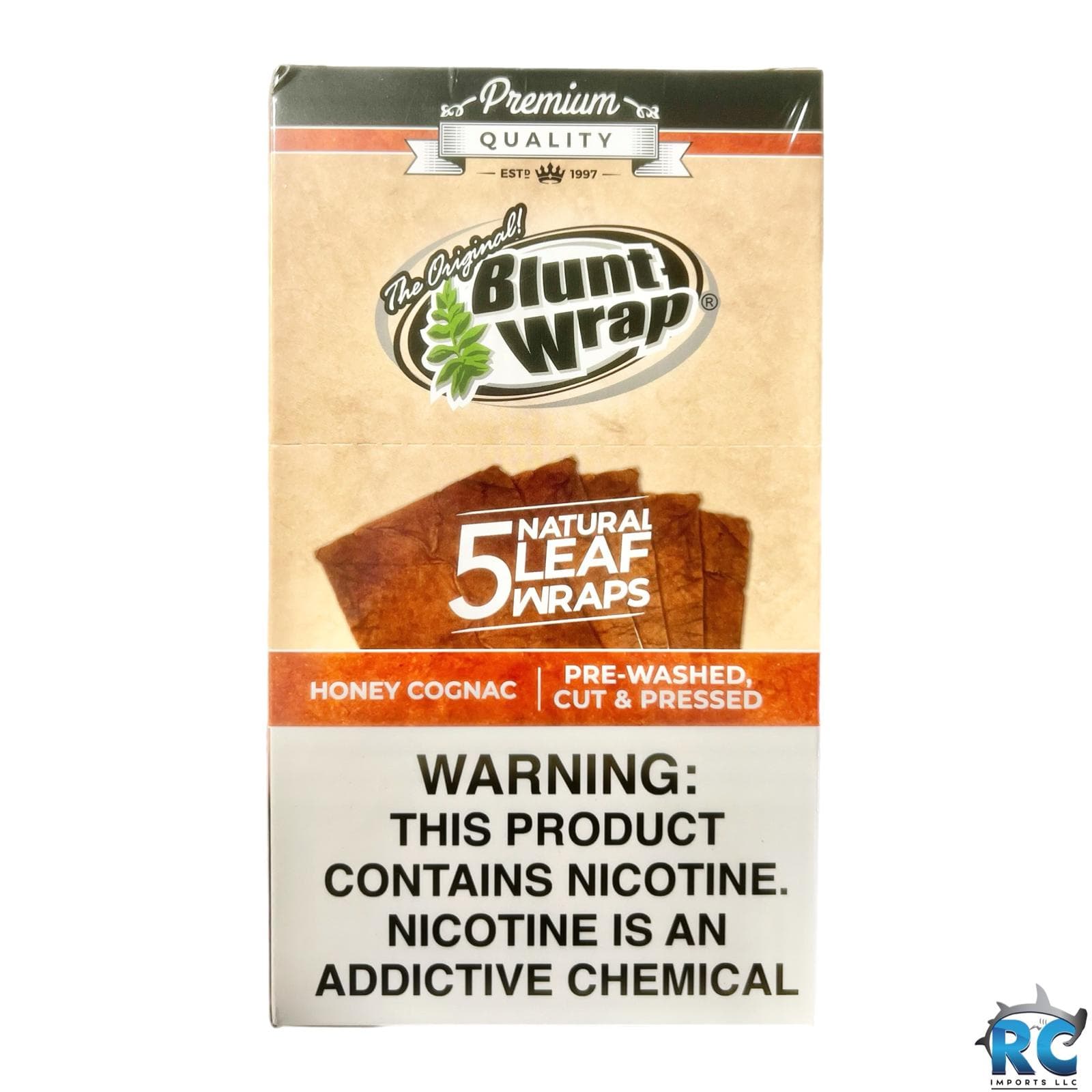 TB CORTECITO BLUNT WRAP LEAF HONEY COGNAC – RC Imports